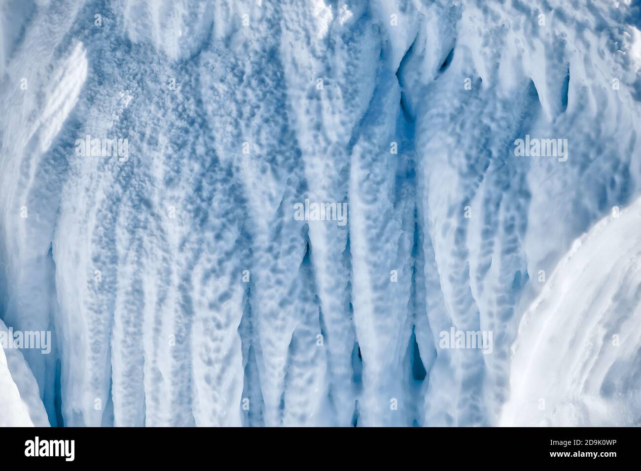 Ice formations. Forms of frozen water Stock Photo - Alamy