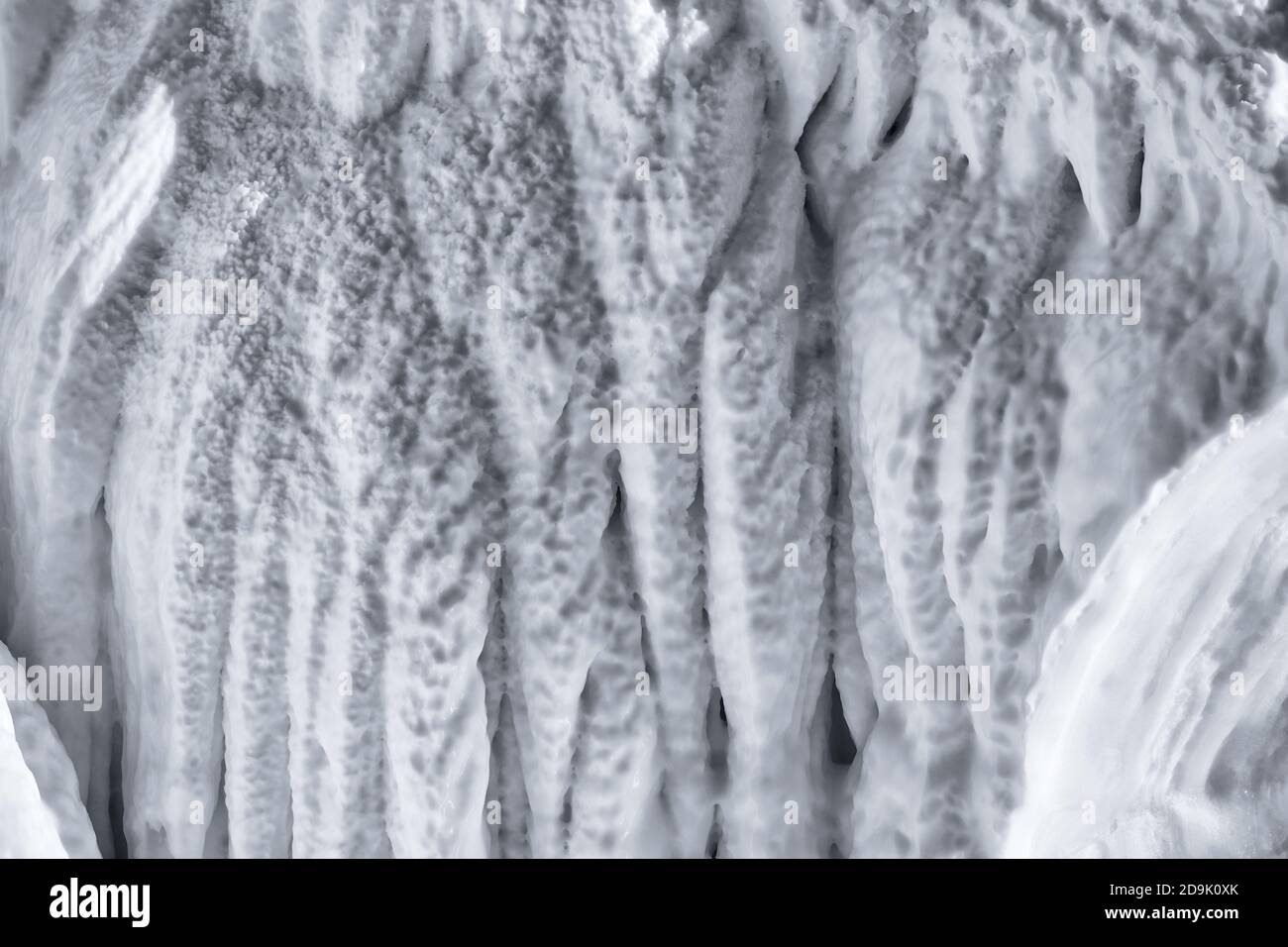 Ice formations. Forms of frozen water Stock Photo - Alamy