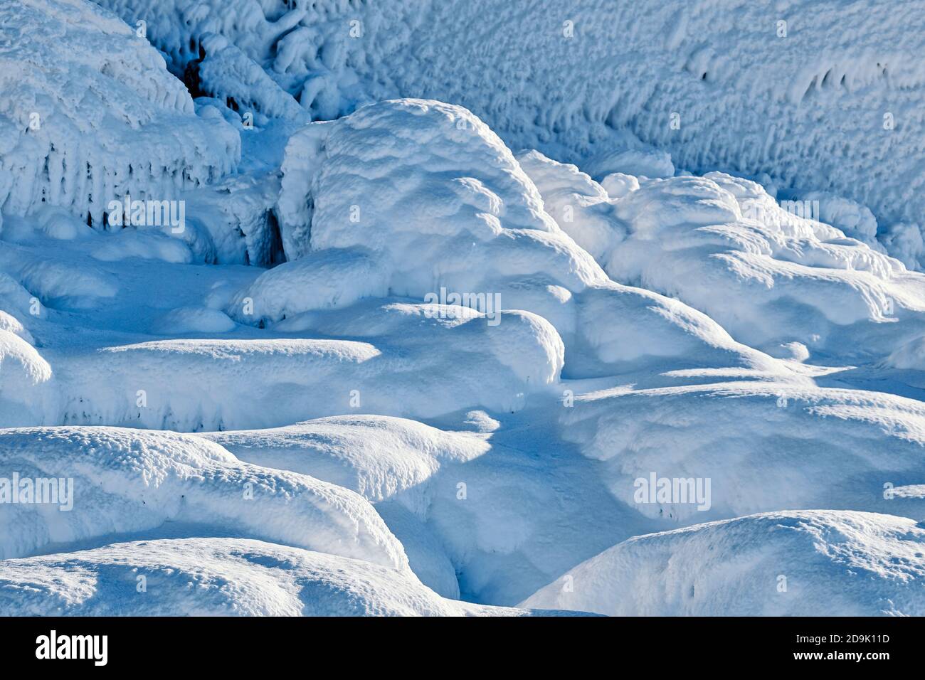 Ice formations. Forms of frozen water Stock Photo - Alamy