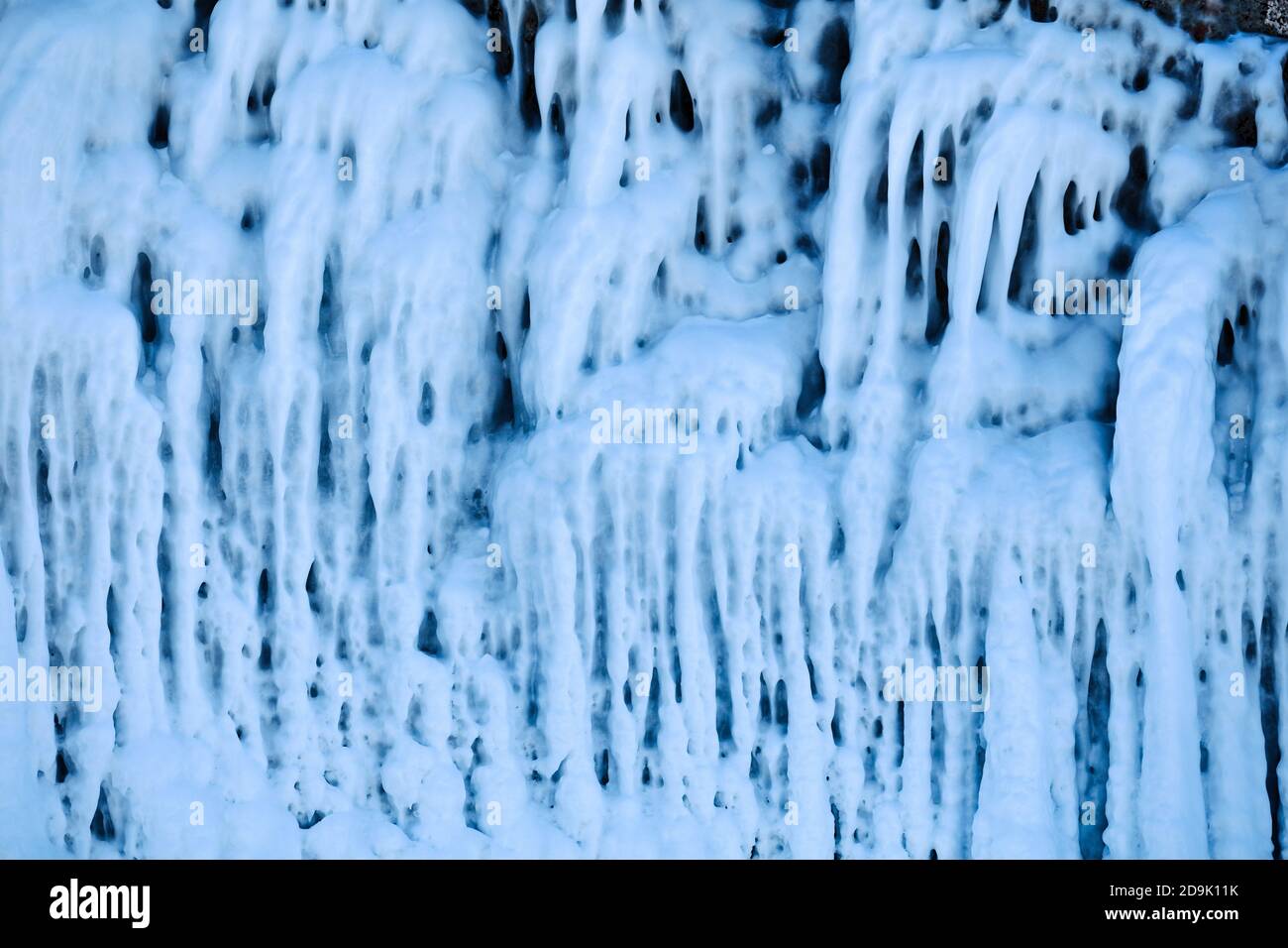 Ice formations. Forms of frozen water Stock Photo - Alamy