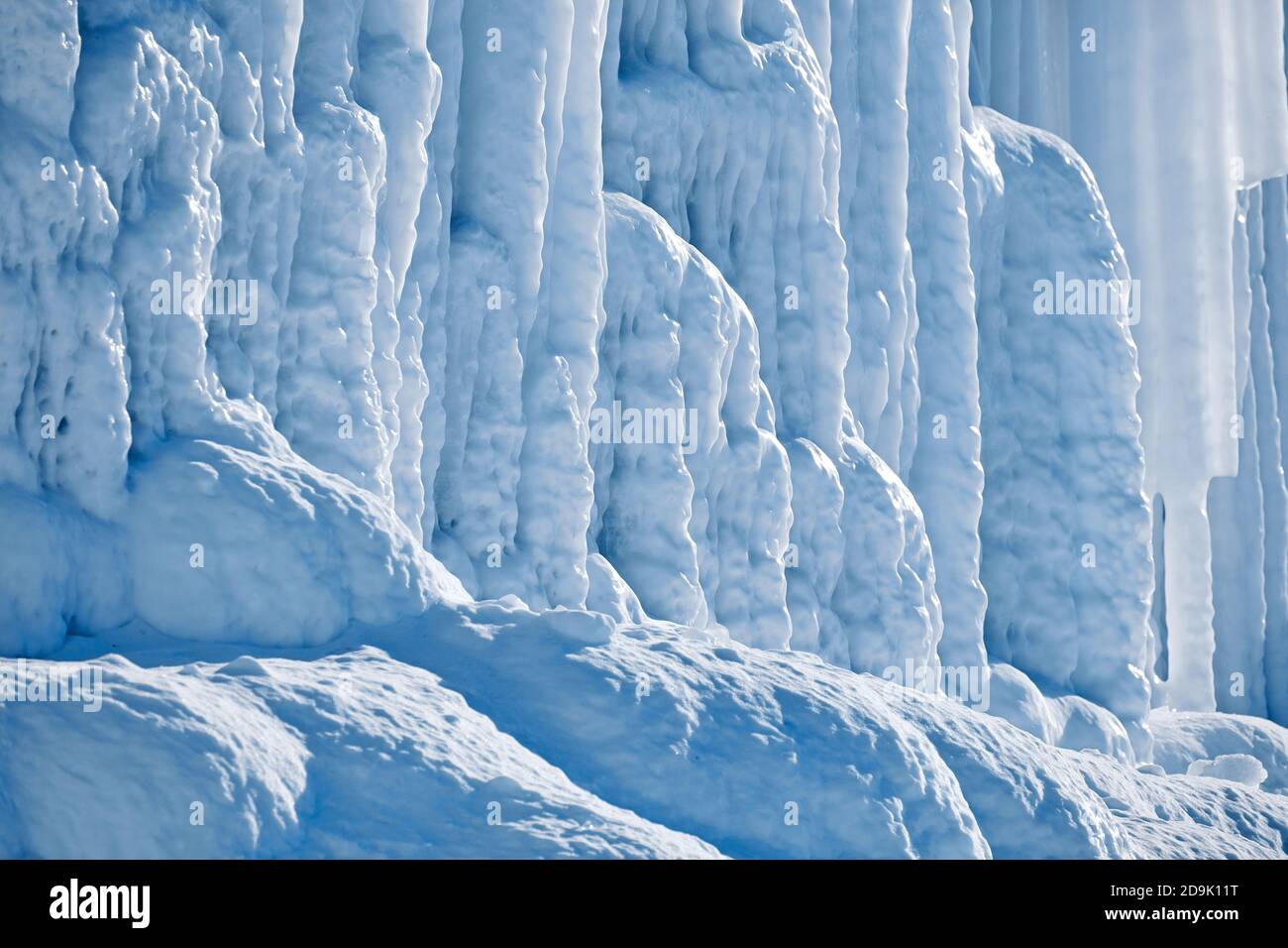 Ice formations. Forms of frozen water Stock Photo - Alamy