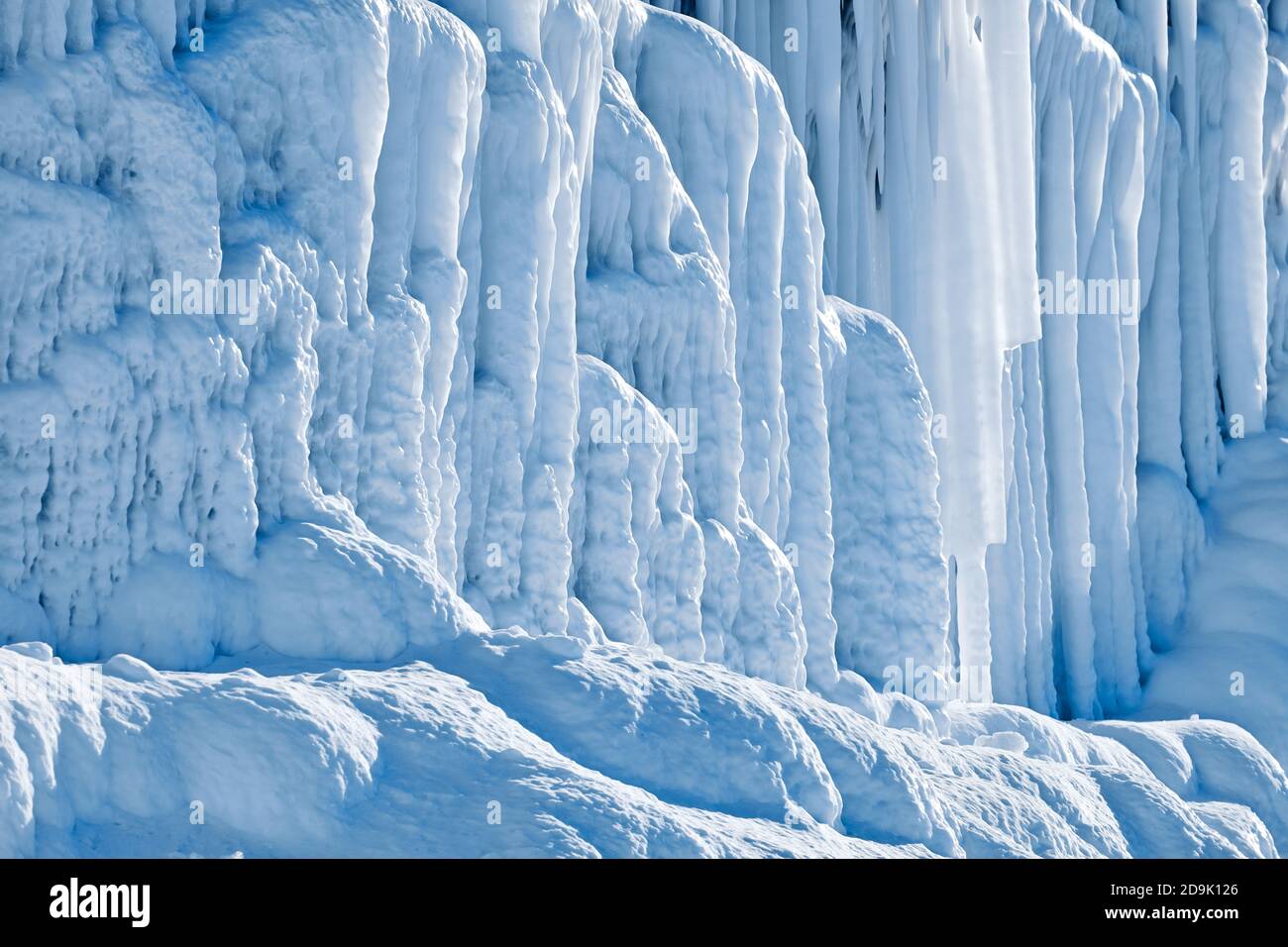 Ice formations. Forms of frozen water Stock Photo - Alamy