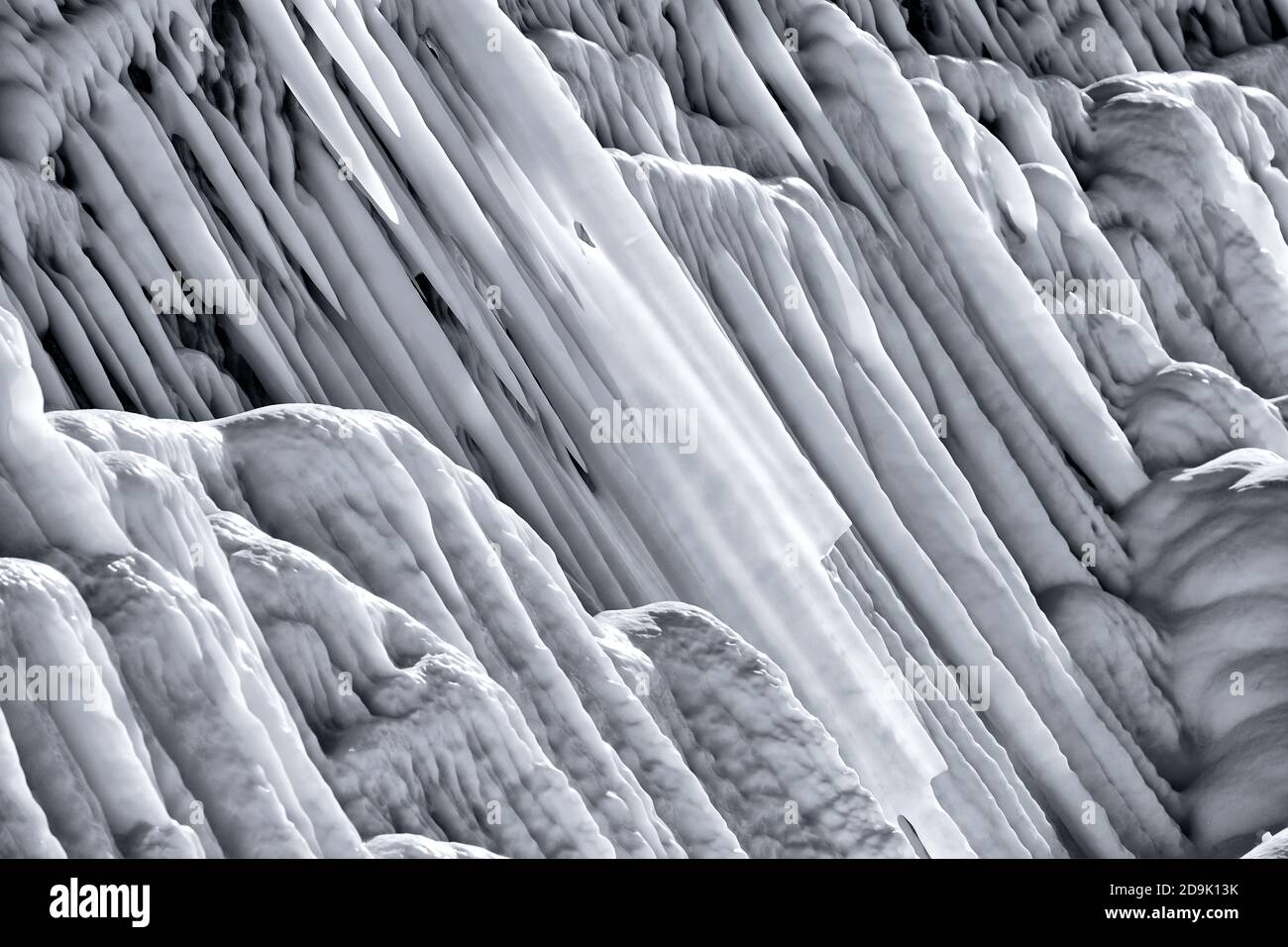 Ice formations. Forms of frozen water Stock Photo - Alamy