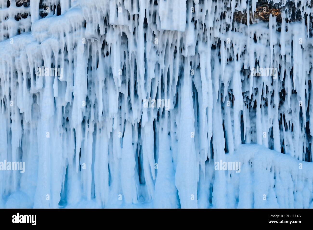 Ice formations. Forms of frozen water Stock Photo - Alamy