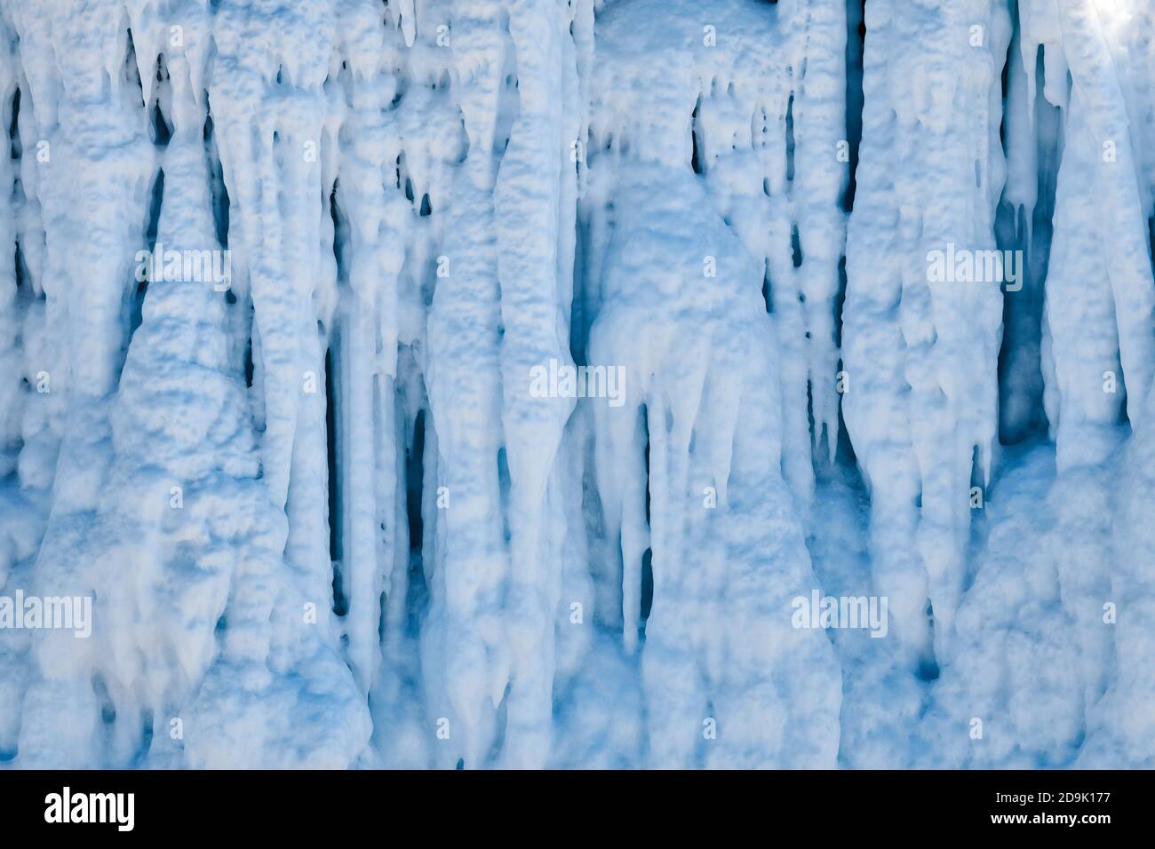 Ice formations. Forms of frozen water Stock Photo - Alamy