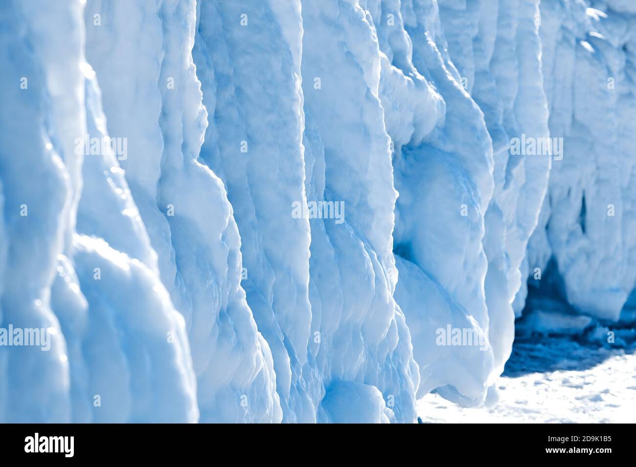 Ice formations. Forms of frozen water Stock Photo - Alamy