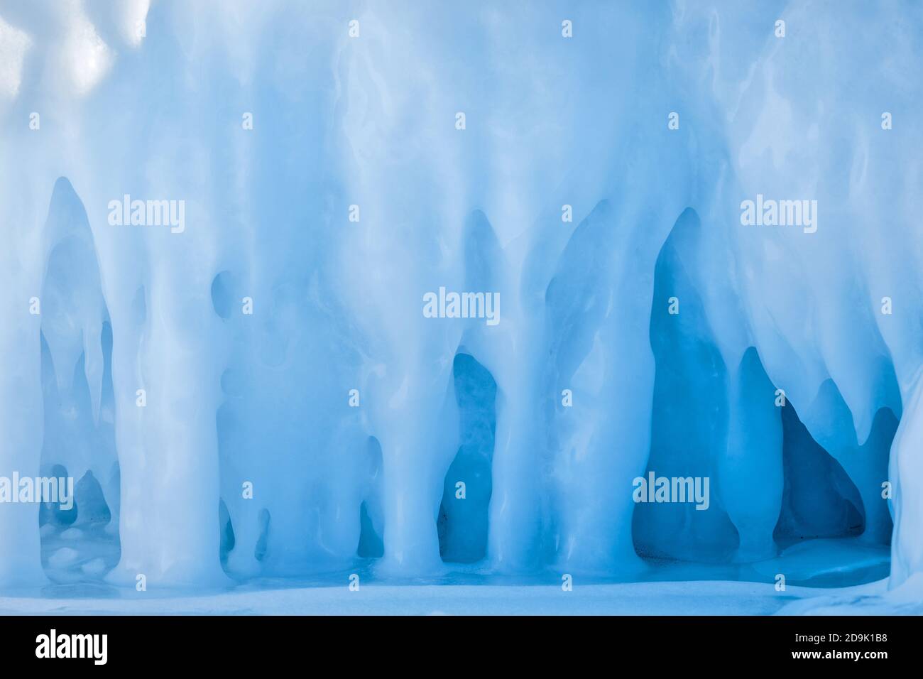 Ice formations. Forms of frozen water Stock Photo - Alamy