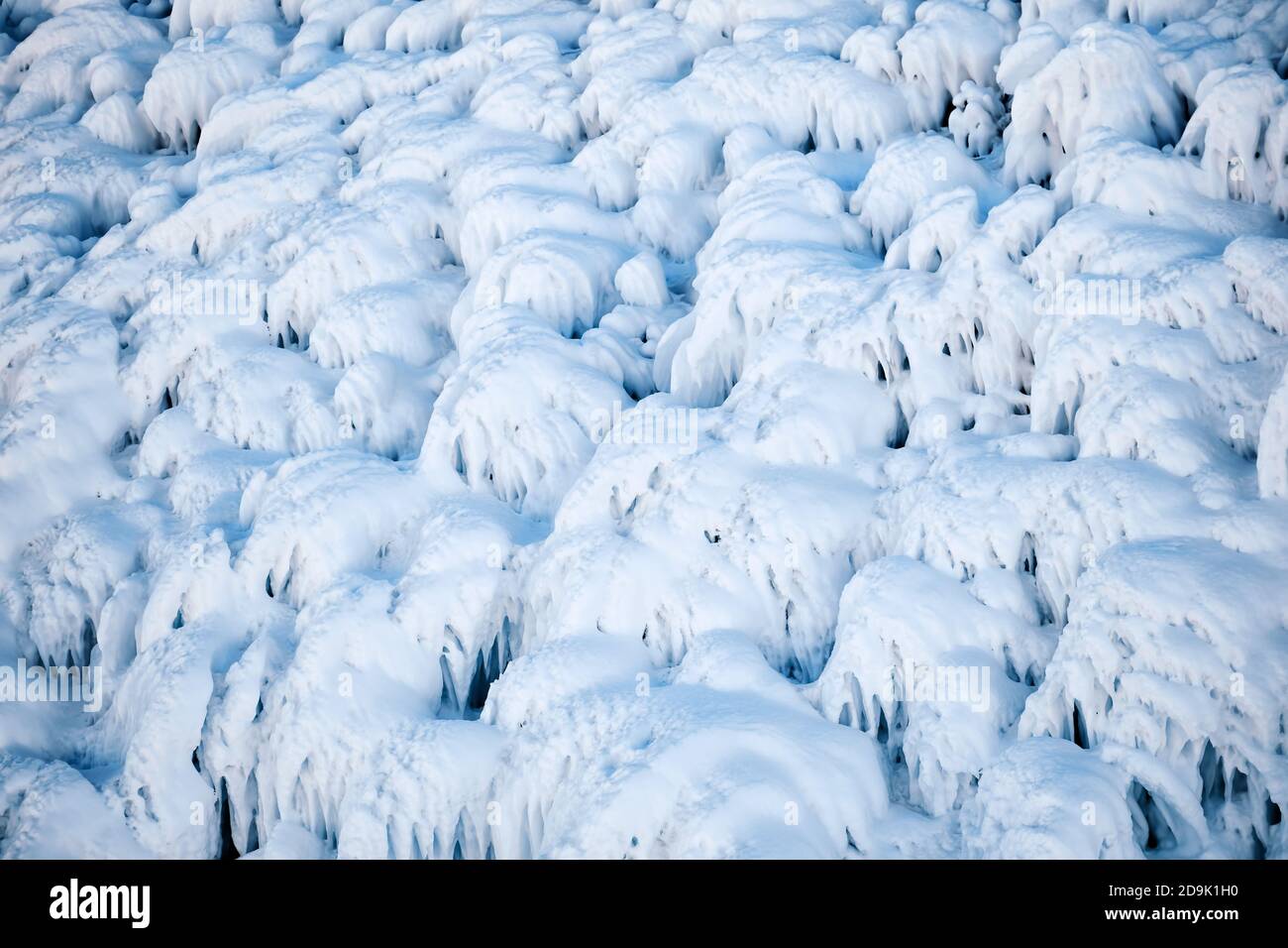 Ice formations. Forms of frozen water Stock Photo - Alamy