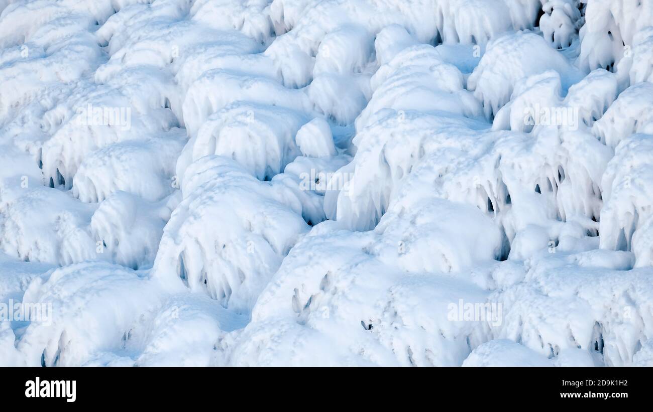 Ice formations. Forms of frozen water Stock Photo - Alamy