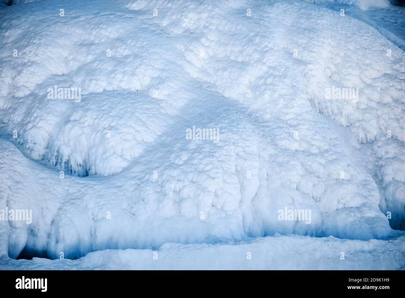 Ice formations. Forms of frozen water Stock Photo - Alamy