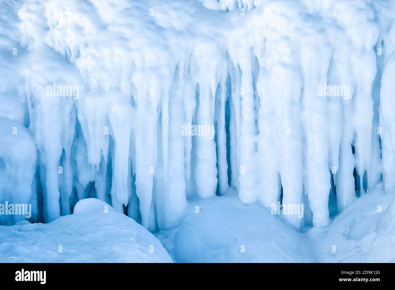 Ice formations. Forms of frozen water Stock Photo - Alamy