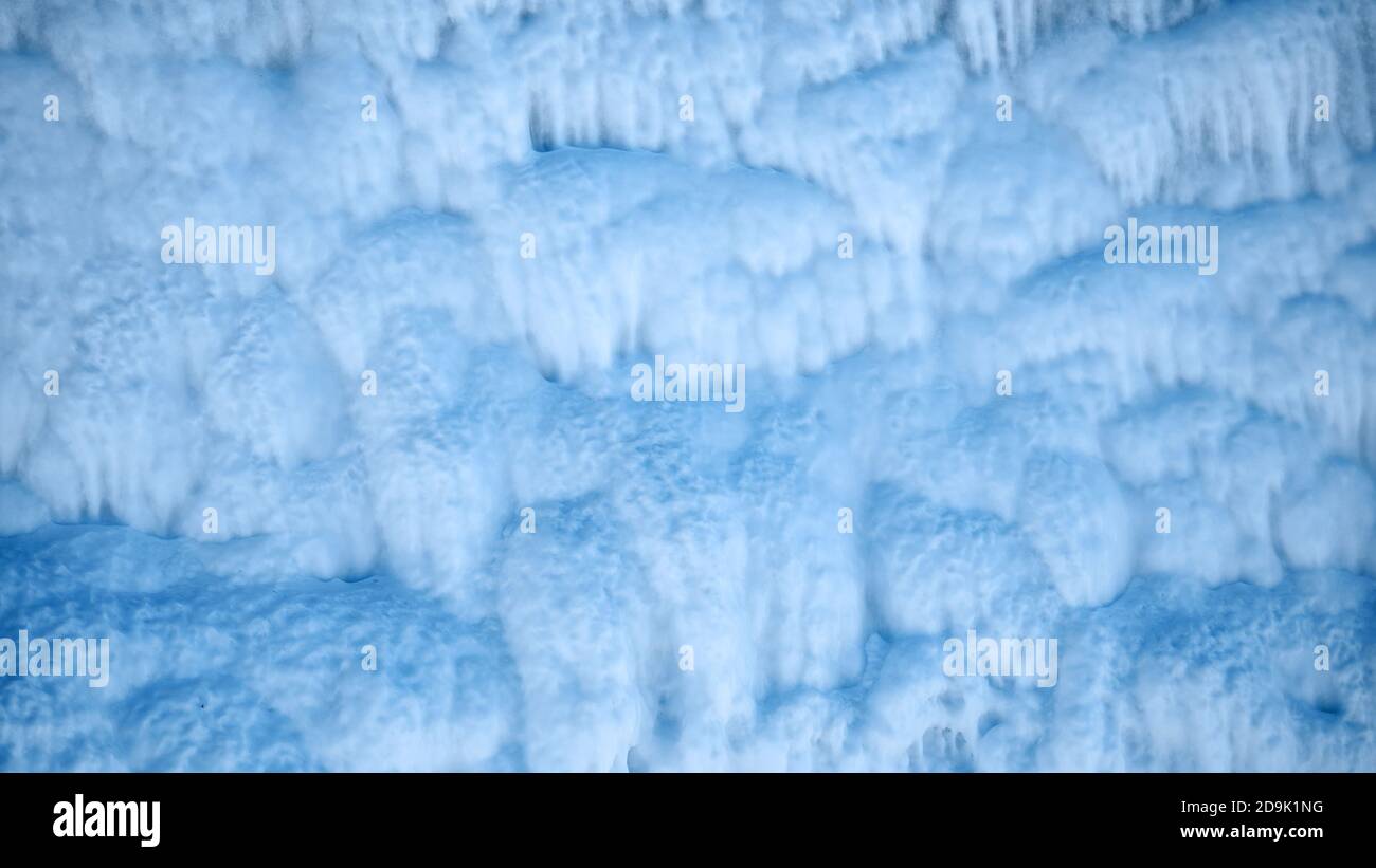 Ice formations. Forms of frozen water Stock Photo - Alamy