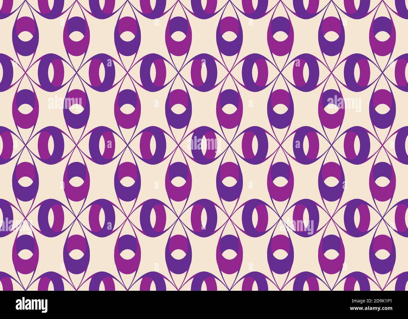 Geometric rounded seamless pattern background. Crossing circles texture ...