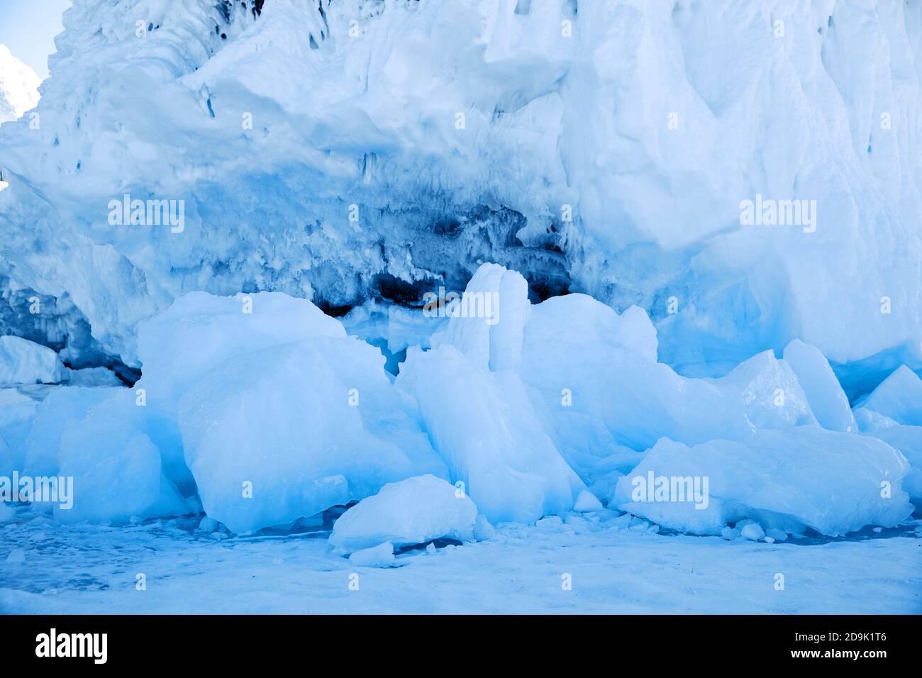 Ice formations. Forms of frozen water Stock Photo - Alamy
