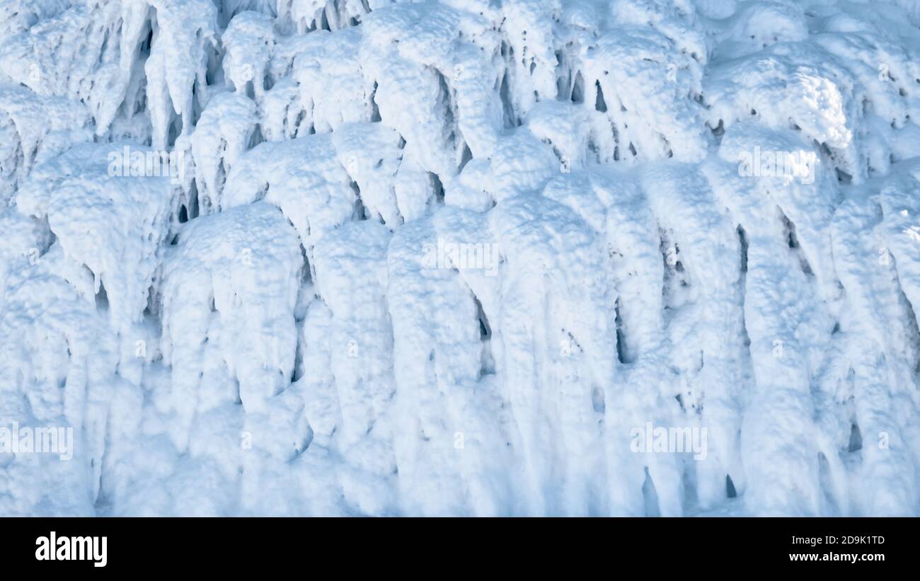 Ice formations. Forms of frozen water Stock Photo - Alamy