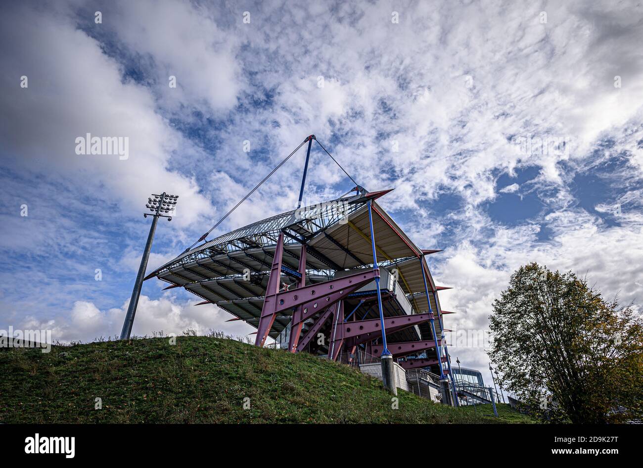 Karlsruhe, Deutschland. 04th Nov, 2020. The old grandstand. GES ...
