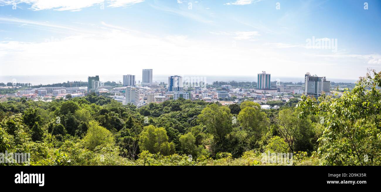 Panorama view of Miri city, Sarawak, Borneo, Malaysia Stock Photo - Alamy