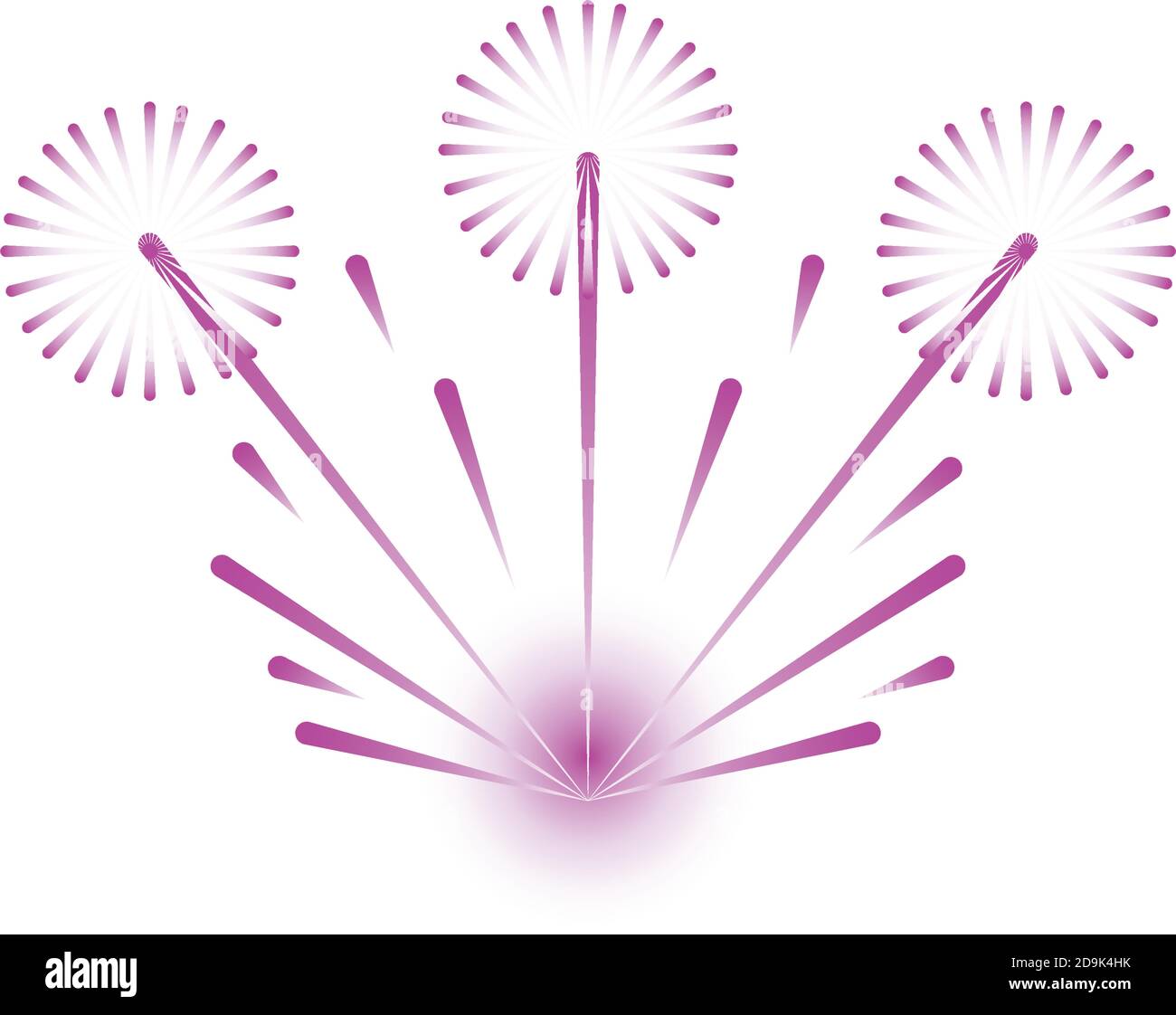 fireworks sunburst explosion celebration carnival festive party vector ...