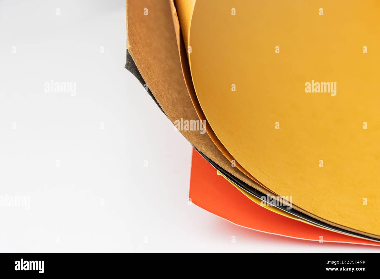 Abstract background design with colorful textured sheet Stock Photo - Alamy