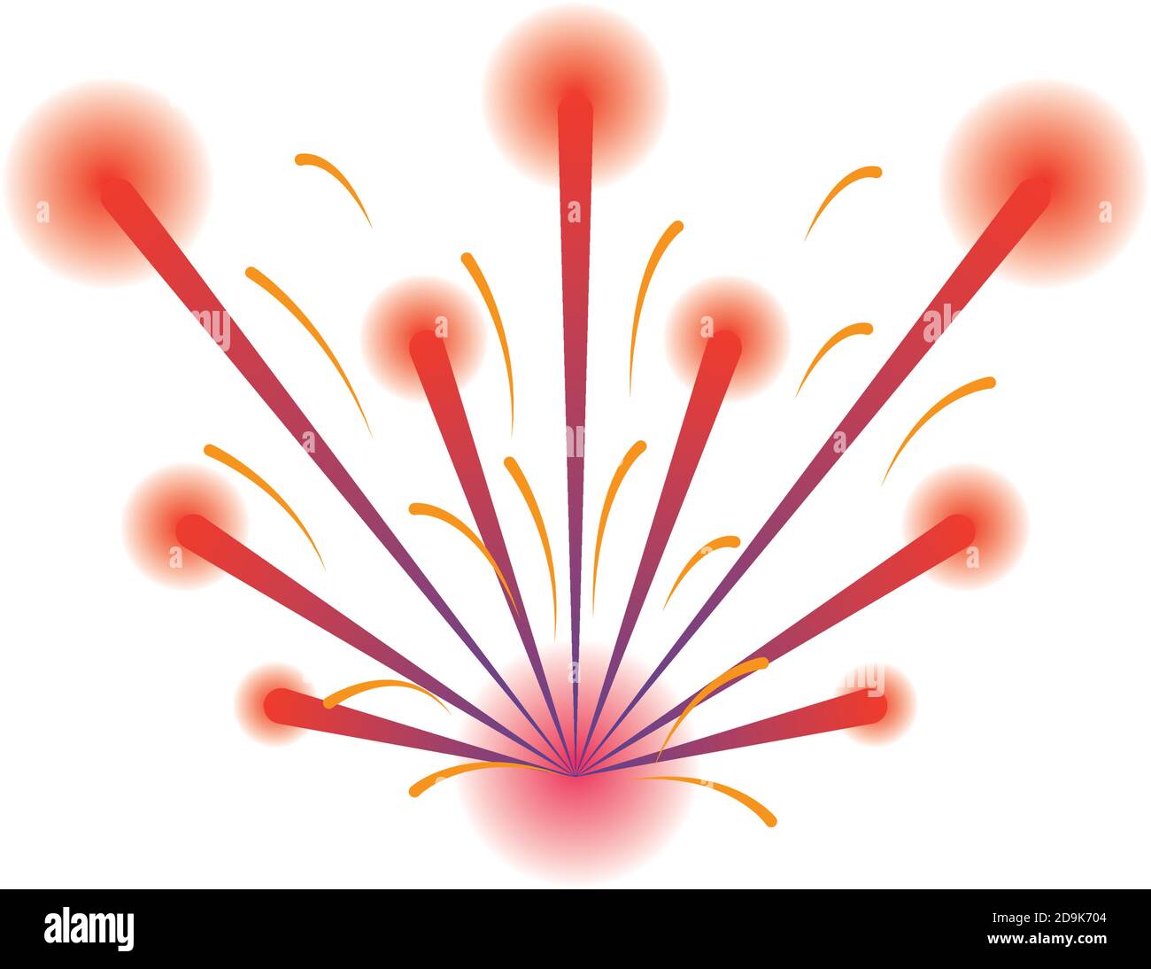 exploding fireworks celebration carnival festive party vector ...