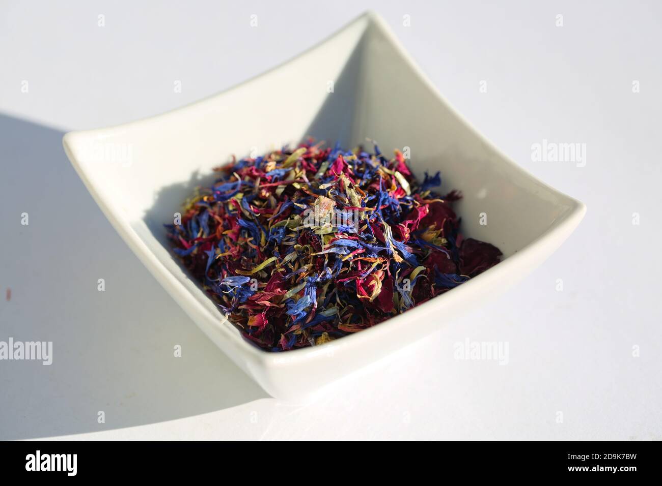 Flowers, edible flowers on a white background Stock Photo - Alamy