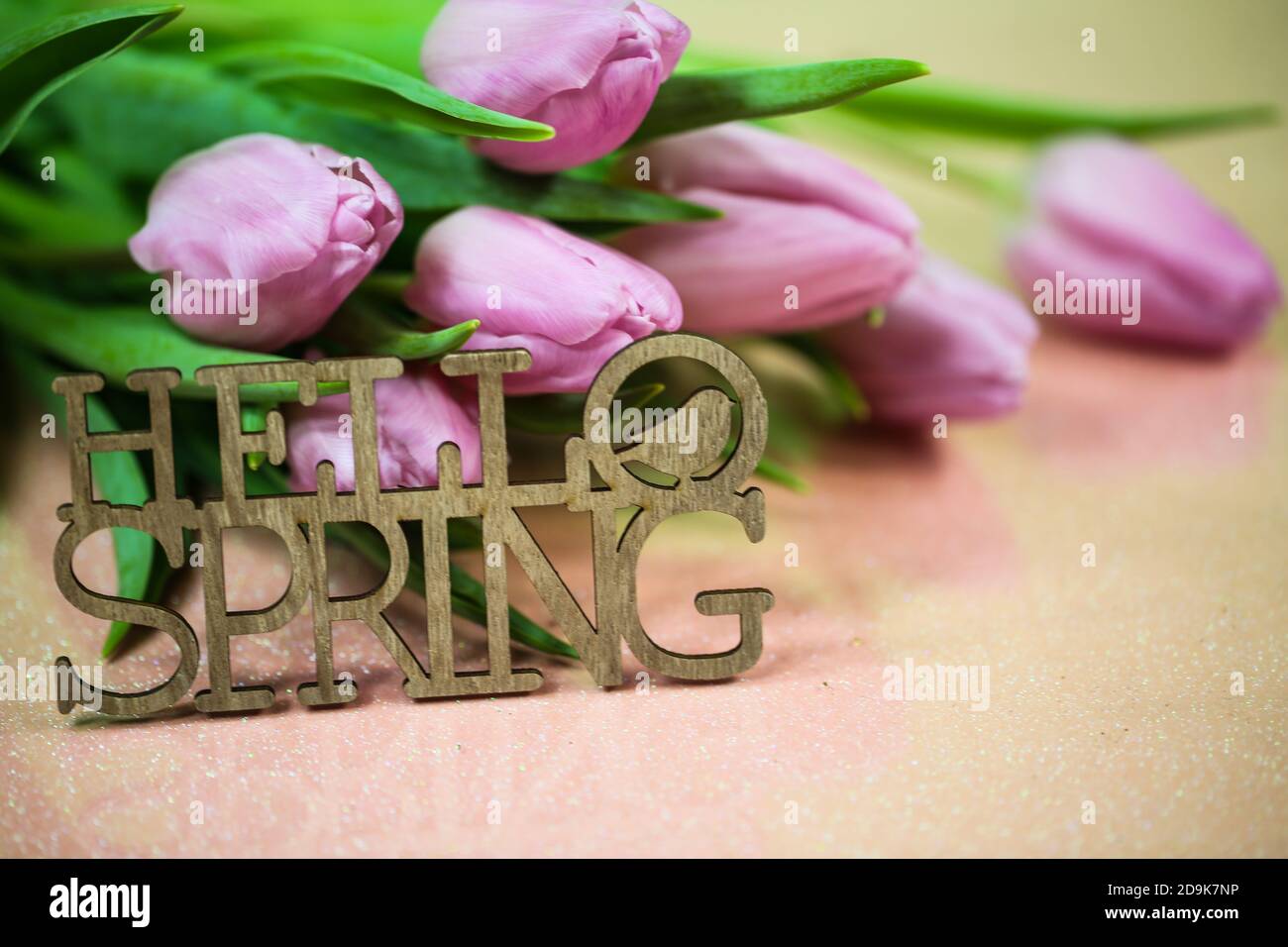 Hello garden spring bouquet hi-res stock photography and images - Alamy
