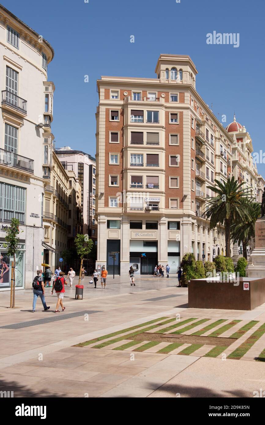 City centre buildings malaga hi-res stock photography and images - Alamy