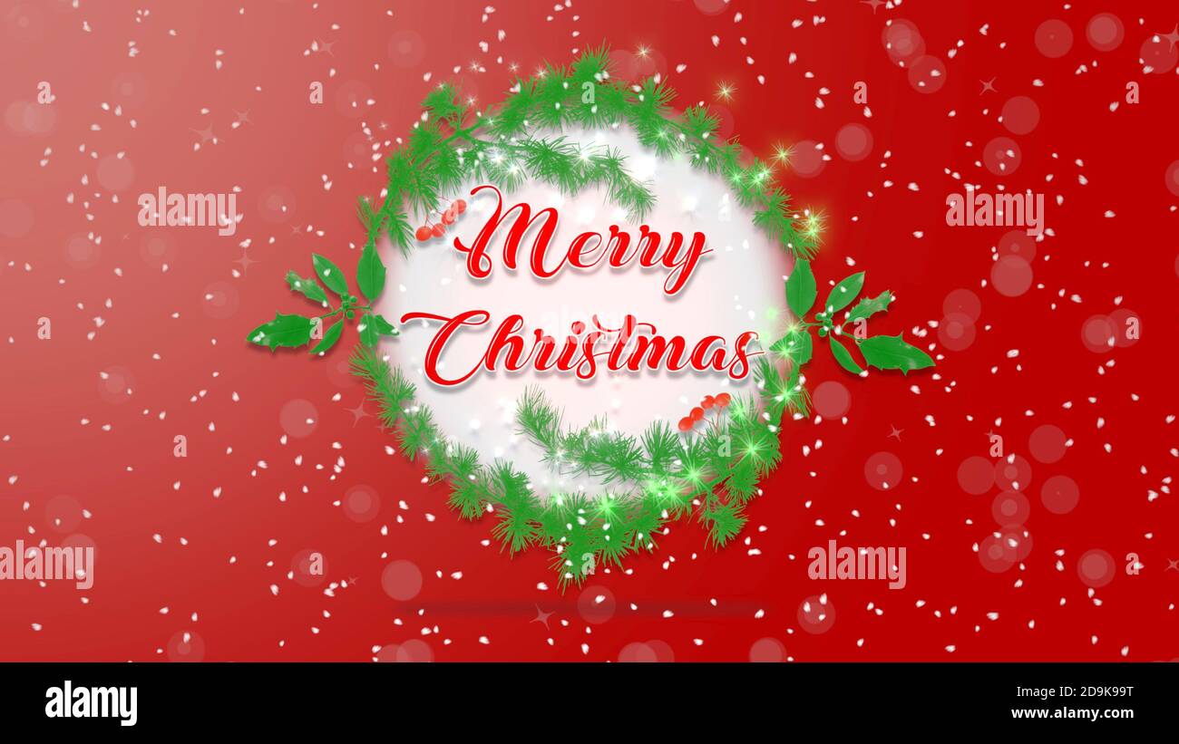 Pretty festive christmas wreath hi-res stock photography and images - Alamy