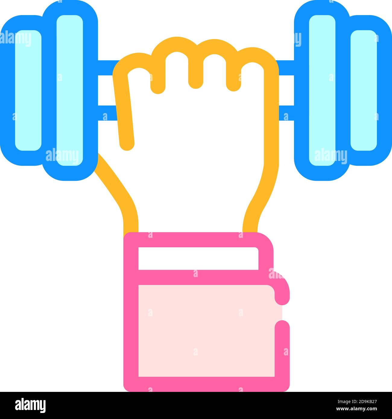 physical activity color icon vector illustration sign Stock Vector ...