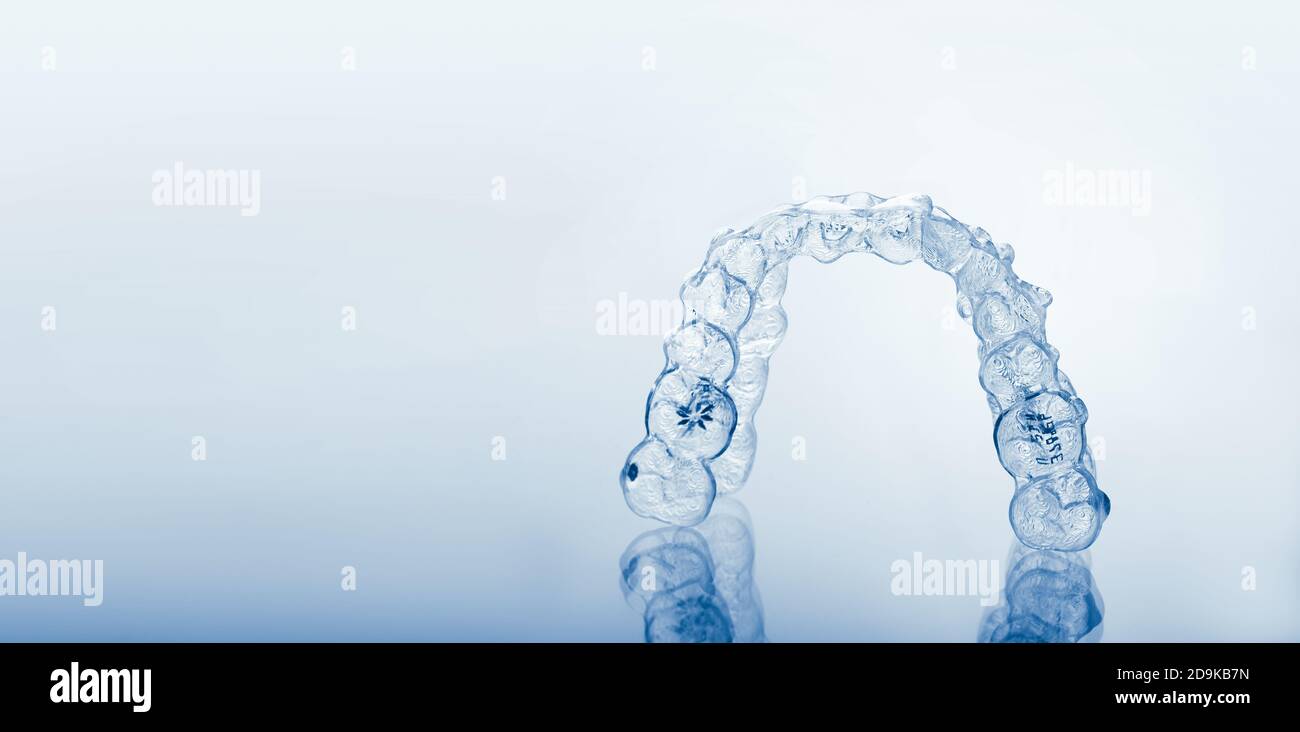 Invisible orthodontics cosmetic brackets, tooth aligners, plastic ...