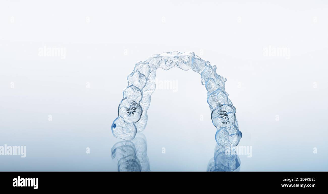 Invisible dental teeth bracket tooth aligners. Invisalign braces ...
