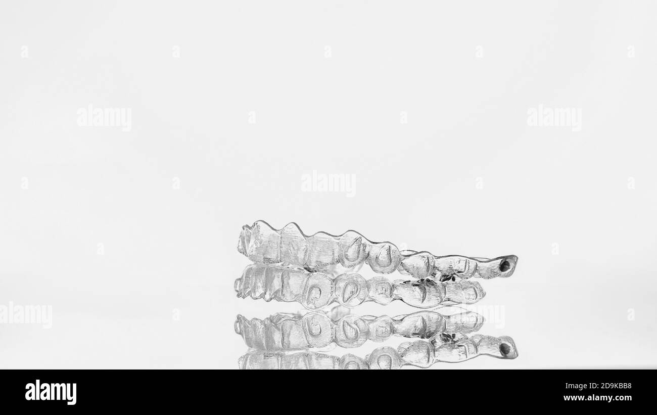 Invisible dental teeth bracket tooth aligners. Invisalign braces ...