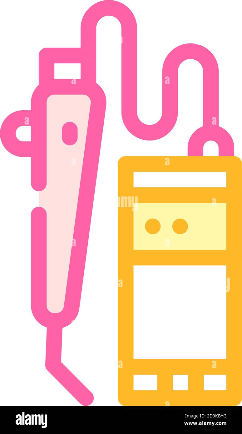 laser therapy color icon vector illustration sign Stock Vector Image ...