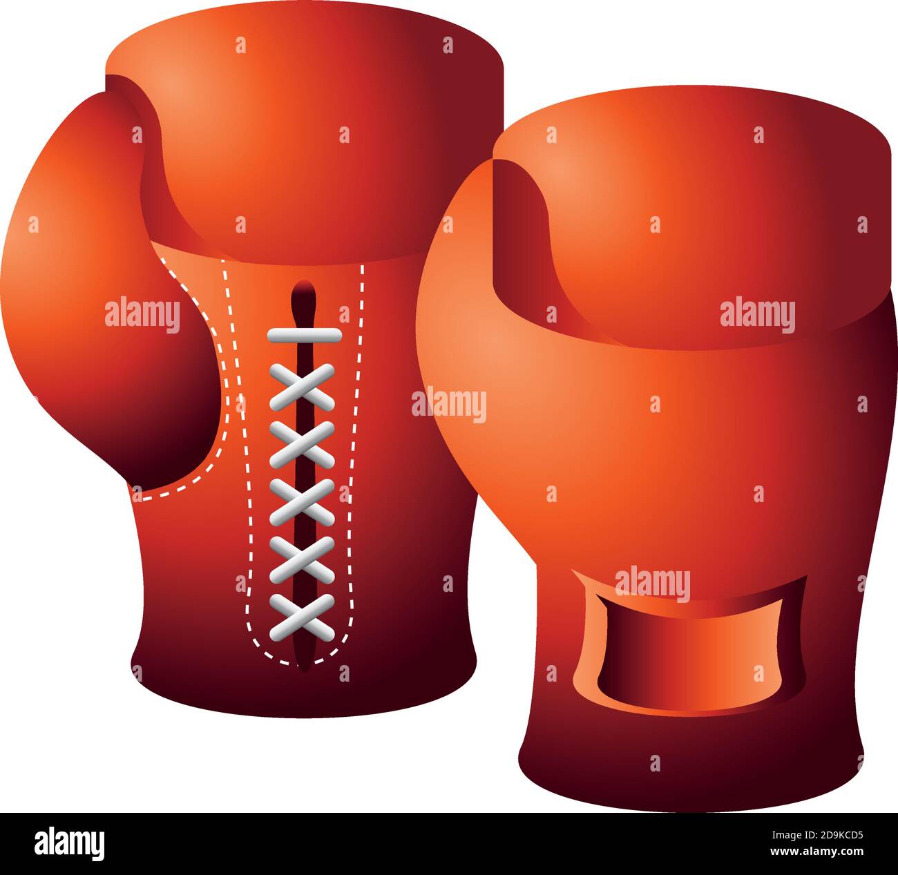 boxing gloves sport equiment detailed design icon vector illustration ...