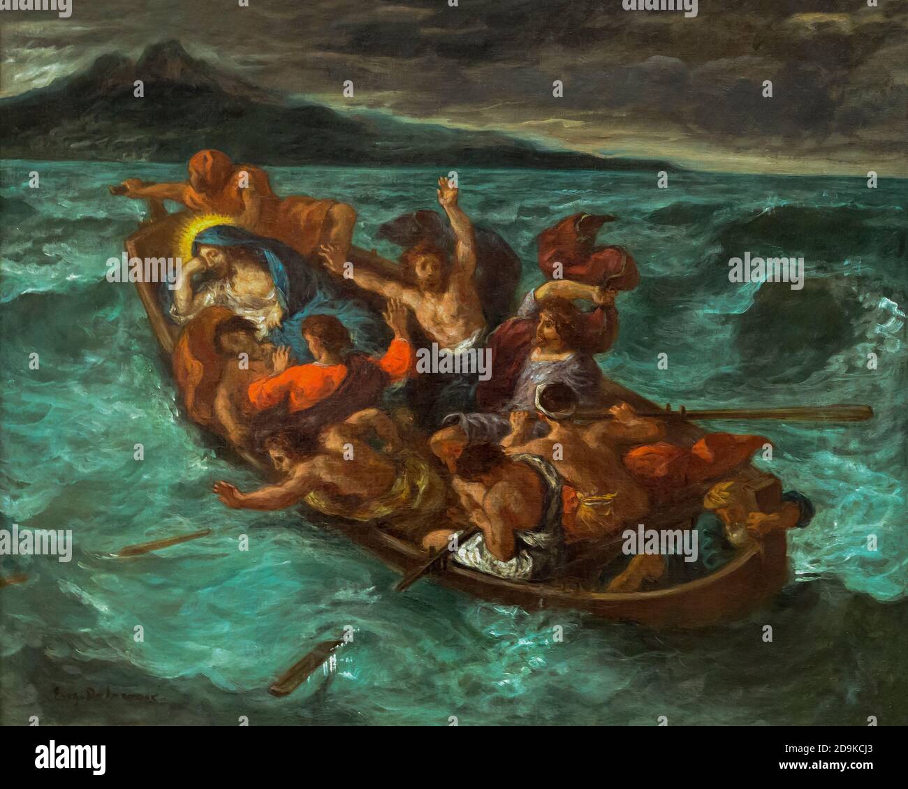 Christ Asleep during the Tempest, Eugene Delacroix, circa 1853 ...