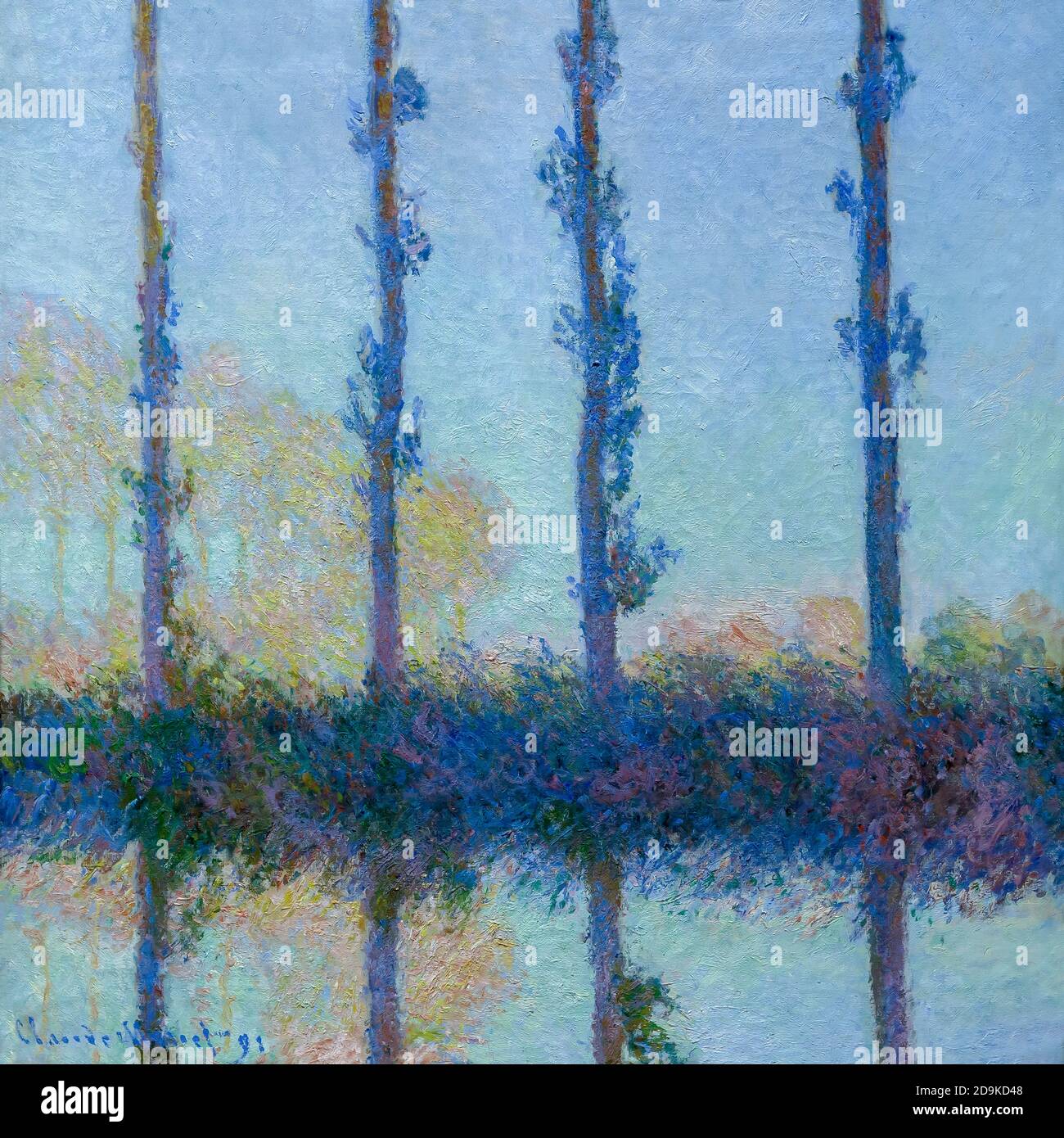The Four Trees, Claude Monet, 1891, Metropolitan Museum of Art ...