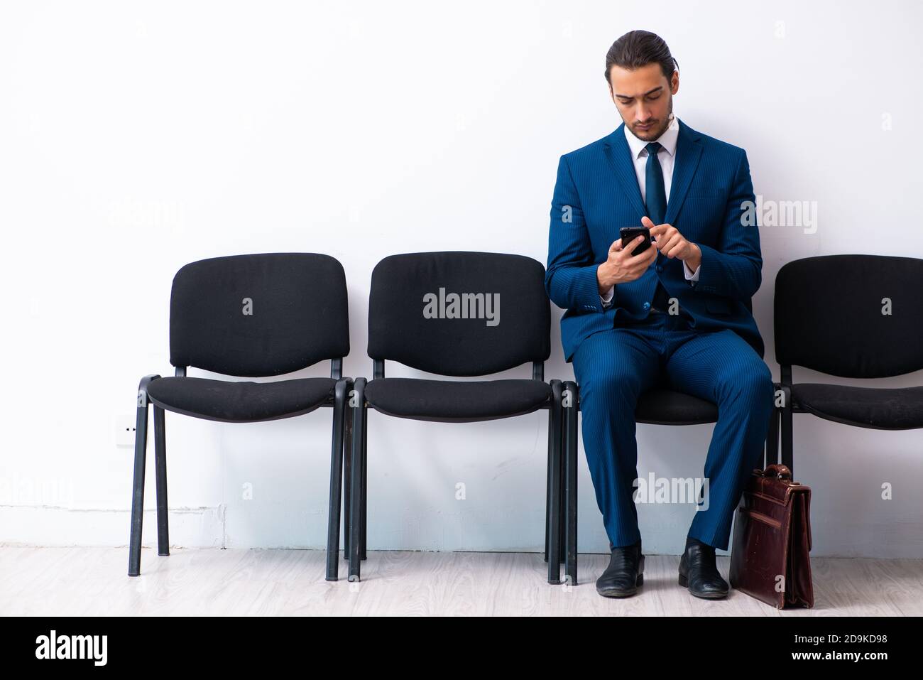 Employee interview texting hi-res stock photography and images - Alamy
