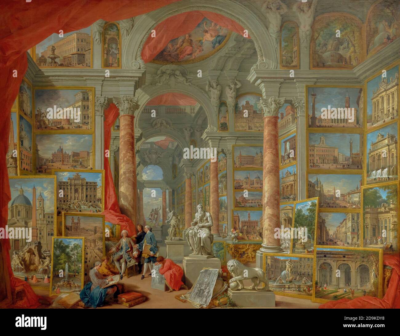 Modern rome by giovanni paolo panini hi-res stock photography and ...