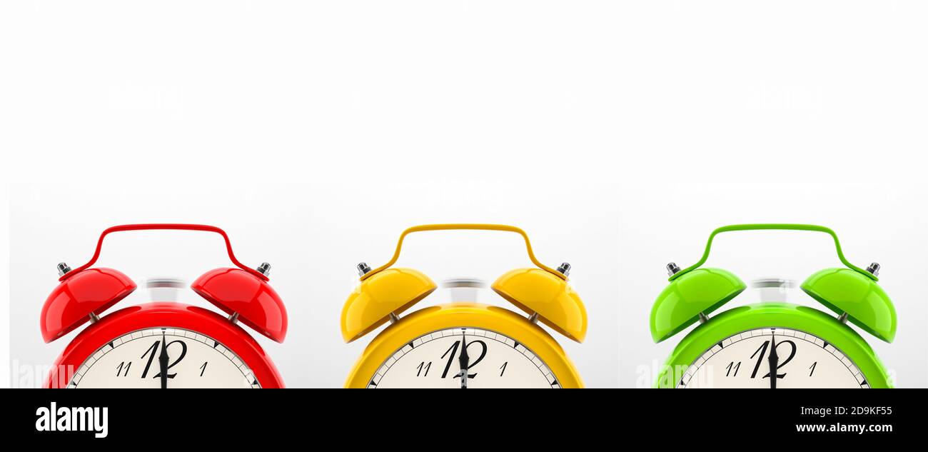 Realistic clocks wall round clock hi-res stock photography and images ...