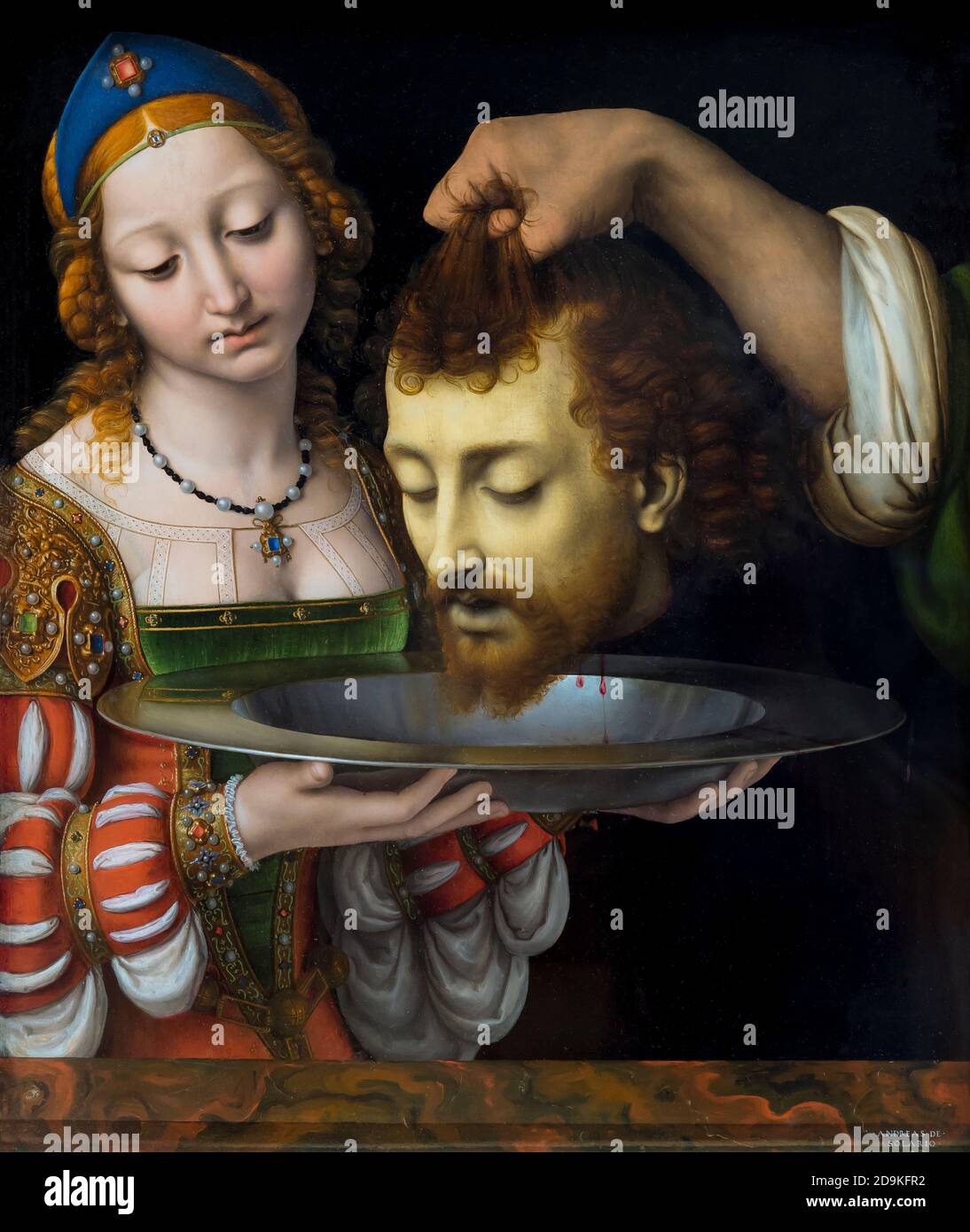Salome with the Head of Saint John the Baptist, Andrea Solario, 1507 ...