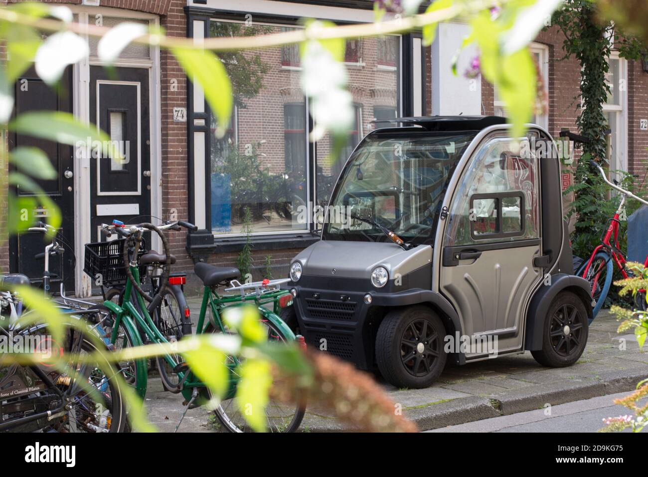 Electric microcar Amsterdam Stock Photo - Alamy