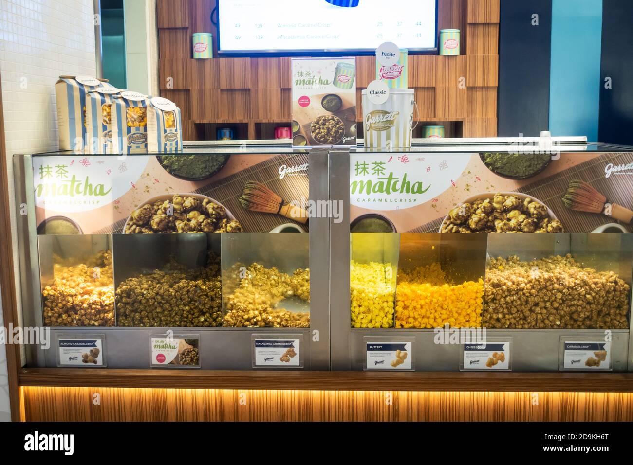 Garrett Popcorn Shop at One Utama shopping mall, Malaysia. Garrett ...