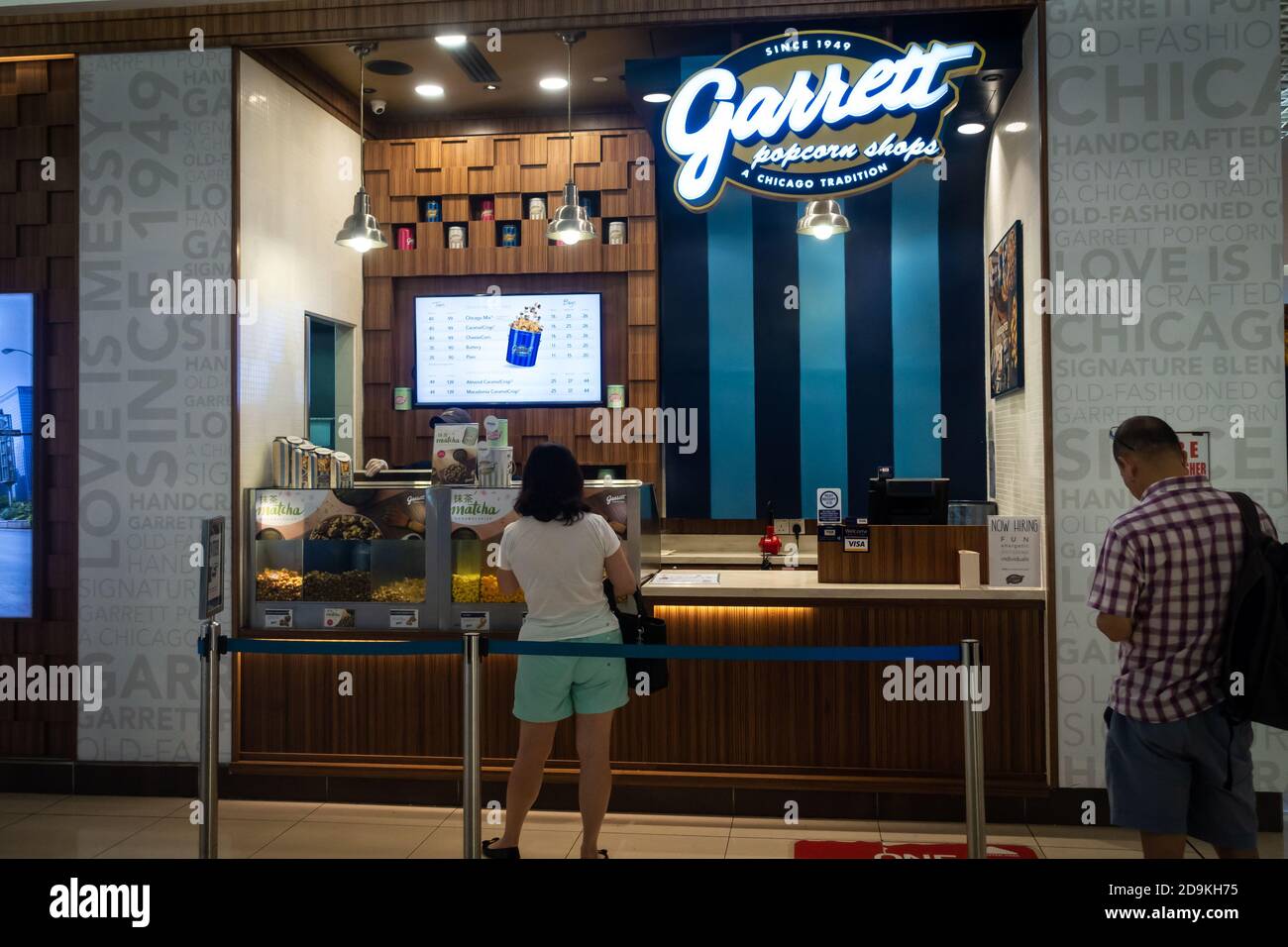 Garrett Popcorn Shop at One Utama shopping mall, Malaysia. Garrett ...