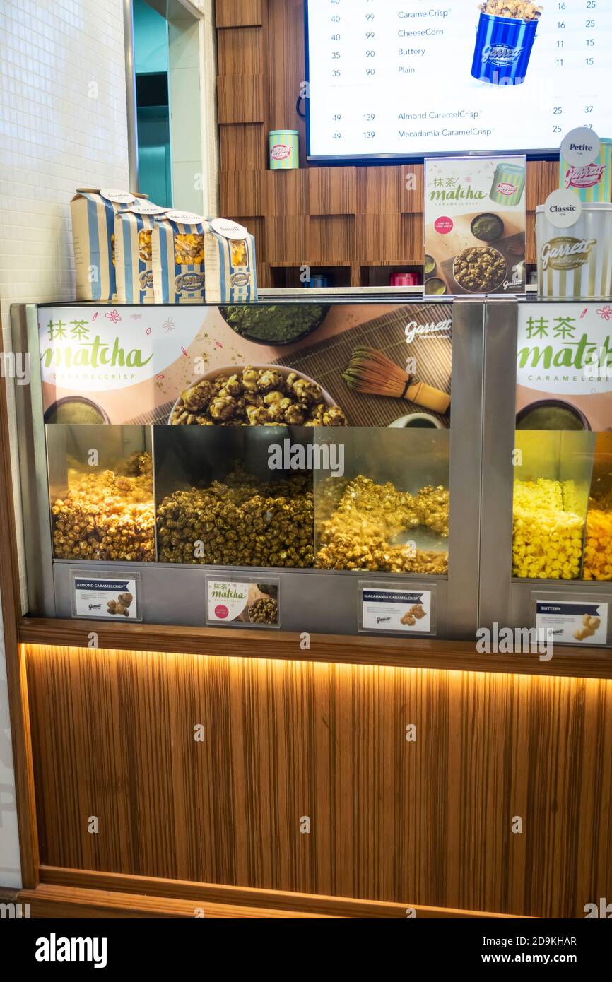 Garrett Popcorn Shop at One Utama shopping mall, Malaysia. Garrett ...