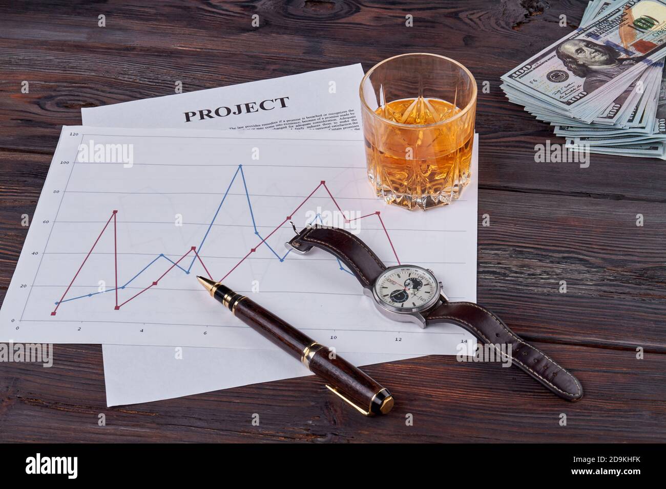 Composition of rich man accessories Stock Photo - Alamy