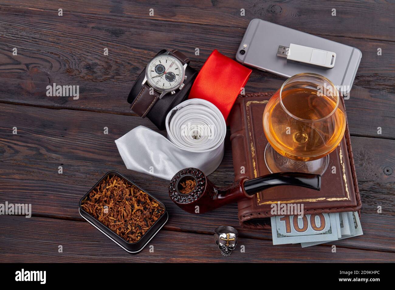 Composition of rich businessmen stuff Stock Photo - Alamy