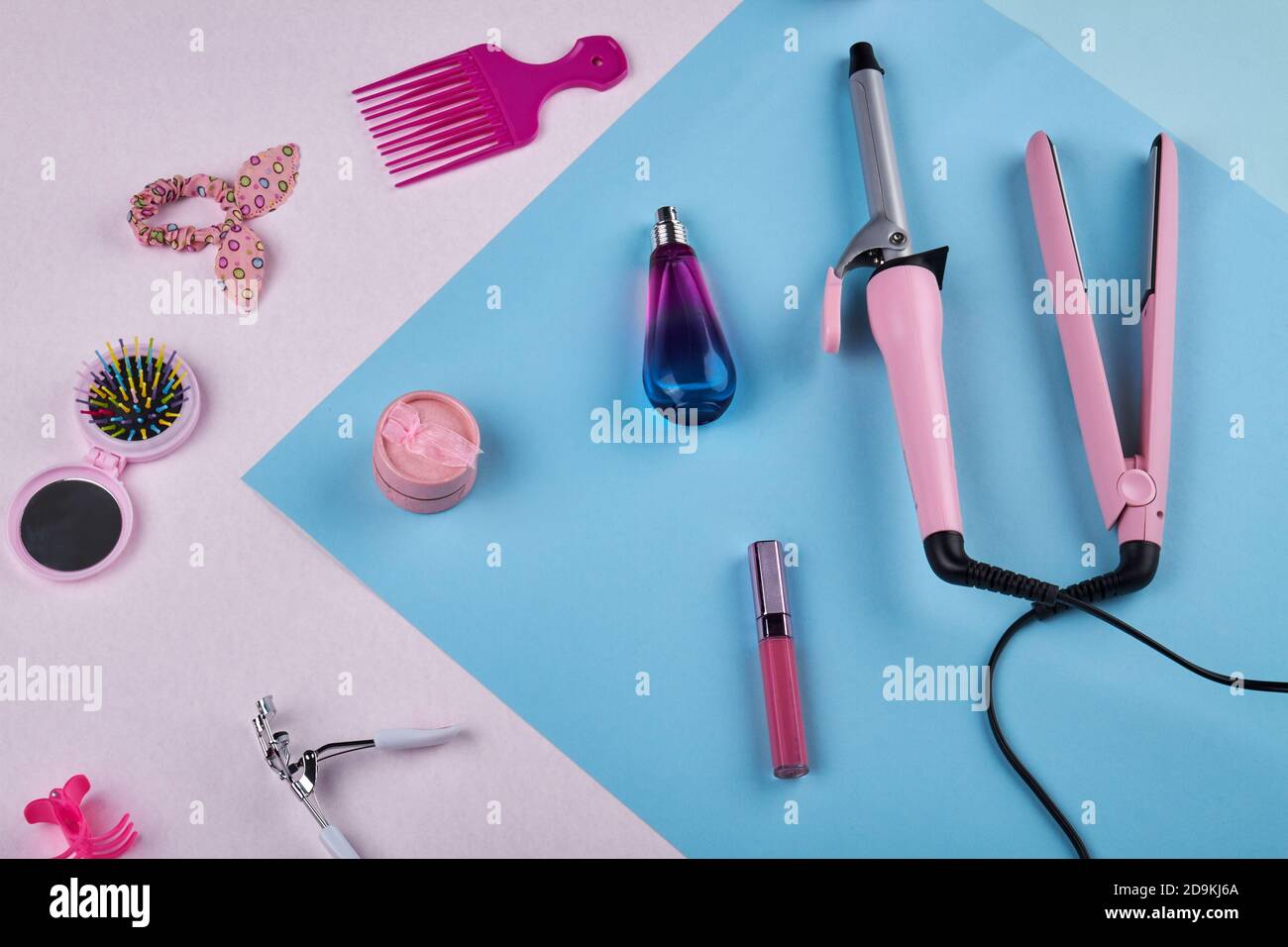 Collection of womens accessories Stock Photo - Alamy