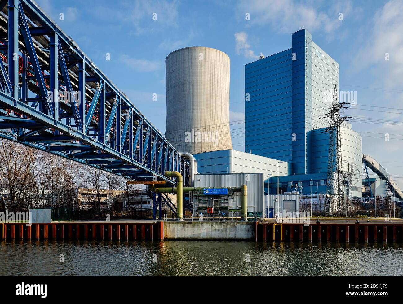 Datteln 4 power station, Uniper coal-fired power station, Datteln, Ruhr ...
