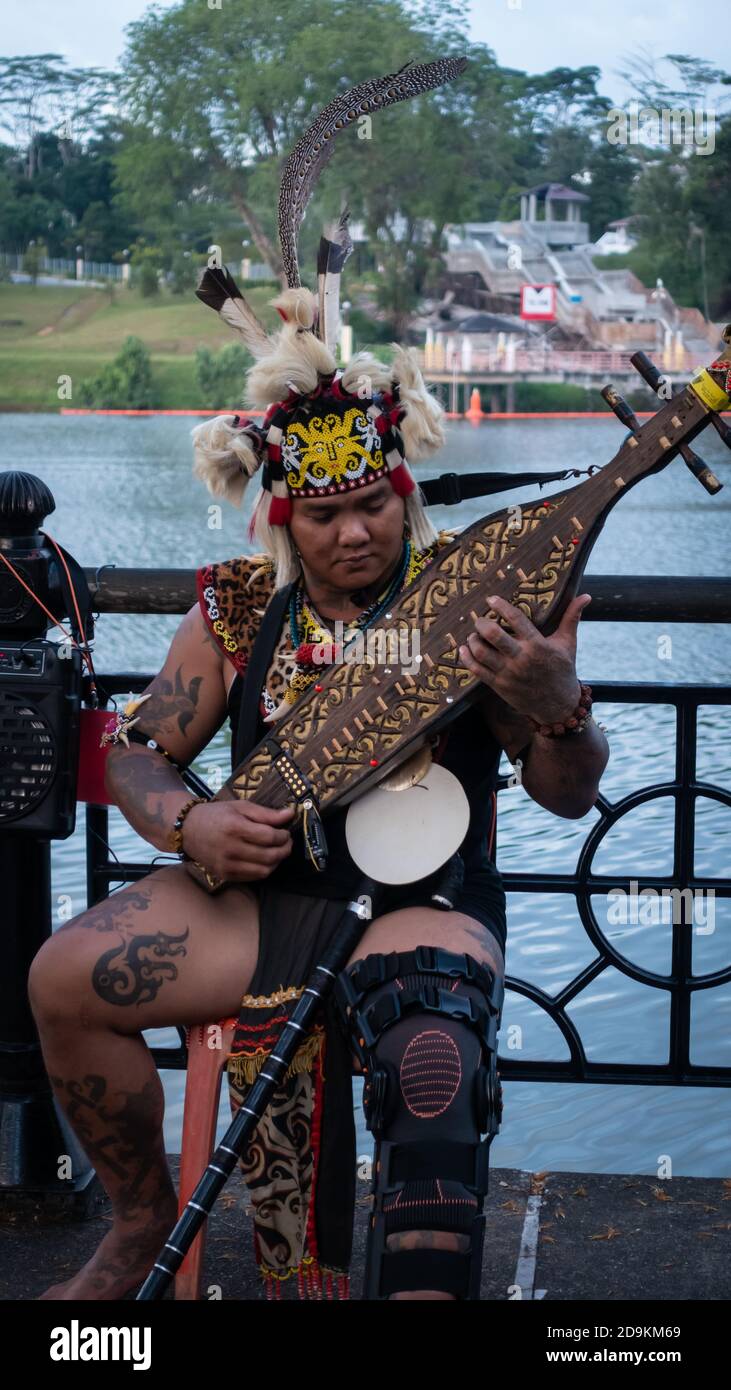 Traditional dayak music hi-res stock photography and images - Alamy