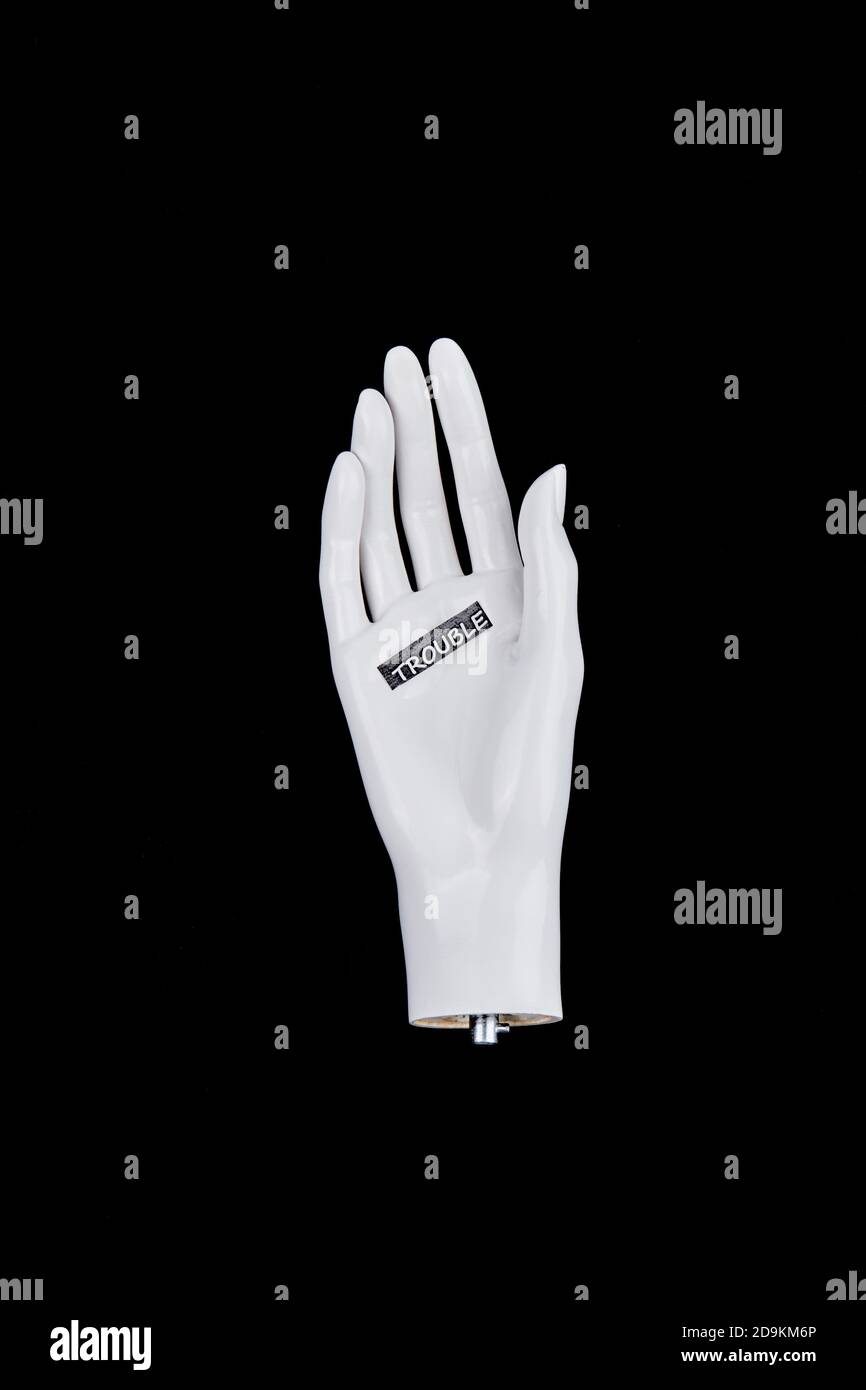 Trouble word hi-res stock photography and images - Alamy